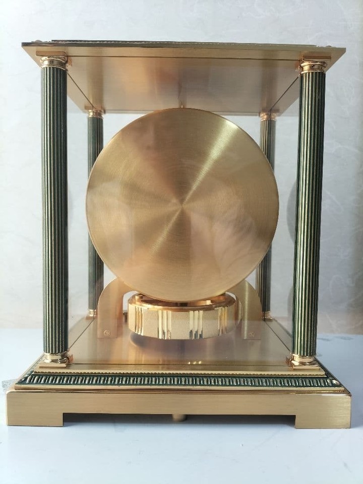 Jaeger LeCoultre Atmos Clock Green Air Clock Roman Vintage Working ...