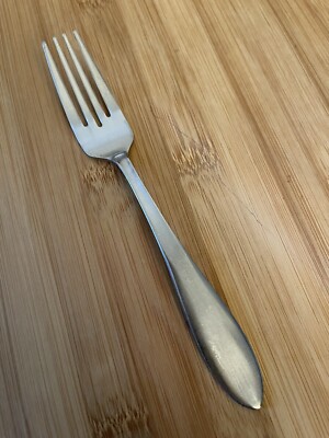 Cambridge Stainless Satin HAILEY Pointed Curved Up Tip SALAD FORK 7” | eBay