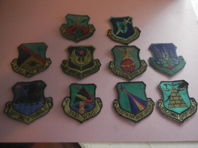 LOT OF 10 ASSORTED US MILITARY PATCHES # 19 ALL MINT | eBay
