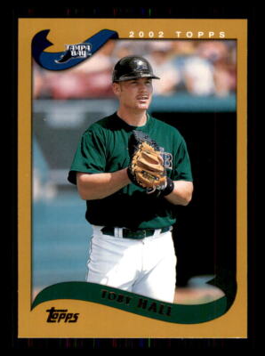 2002 Baseball Topps Toby Hall Tampa Bay Devil Rays #373 | eBay