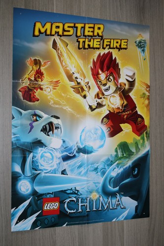 Lego Legends of Chima Poster - Double Sided - Master the Fire | eBay