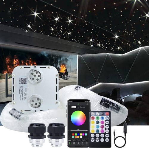 2200pcs*4M Brightness Dual Head 32W Twinkle Fiber Optic Starlight ...