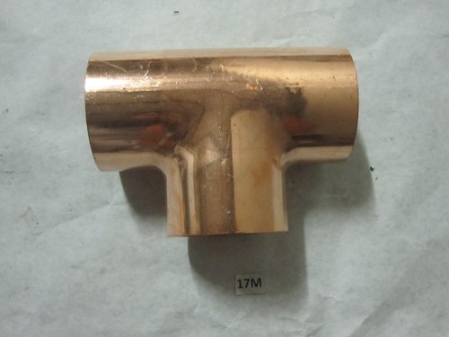 Mueller Streamline Copper Sweat Tee Actual Size 3-1/8 W 40152 Nominal ...