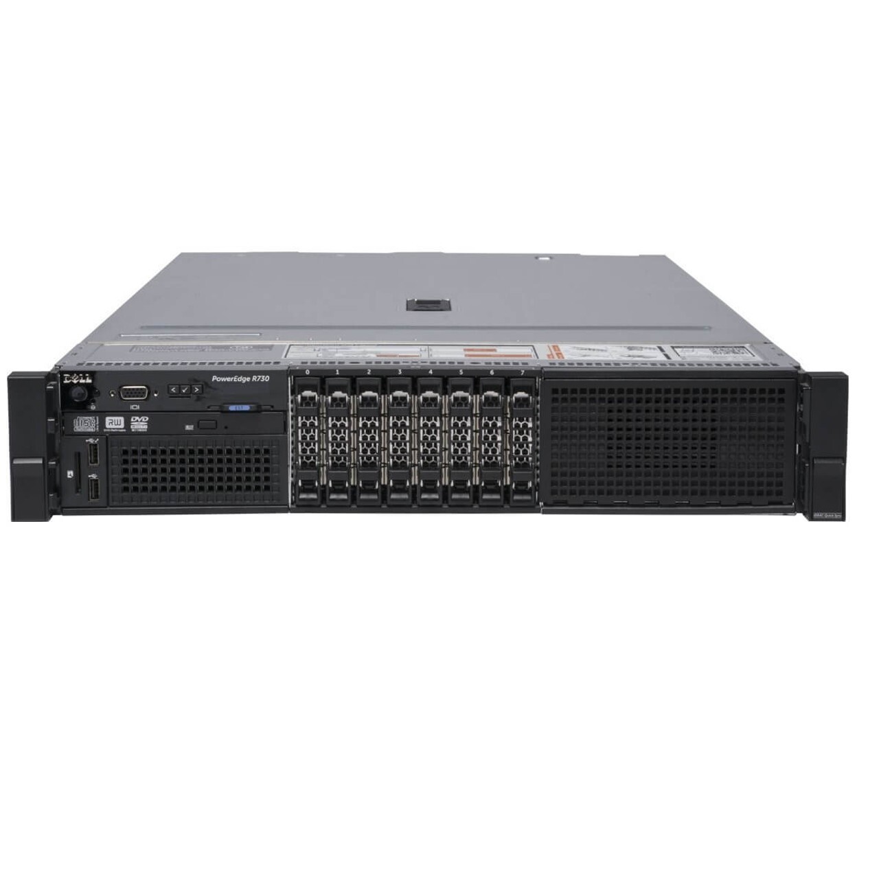 DELL POWEREDGE R730 8SFF 2x 8 CORE E5-2630V3 2.4GHz 256GB RAM H730 NO ...