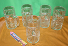 5 Piece Samuel Adams Octoberfest Raise The Stein Beer Clear Glass Mugs ...