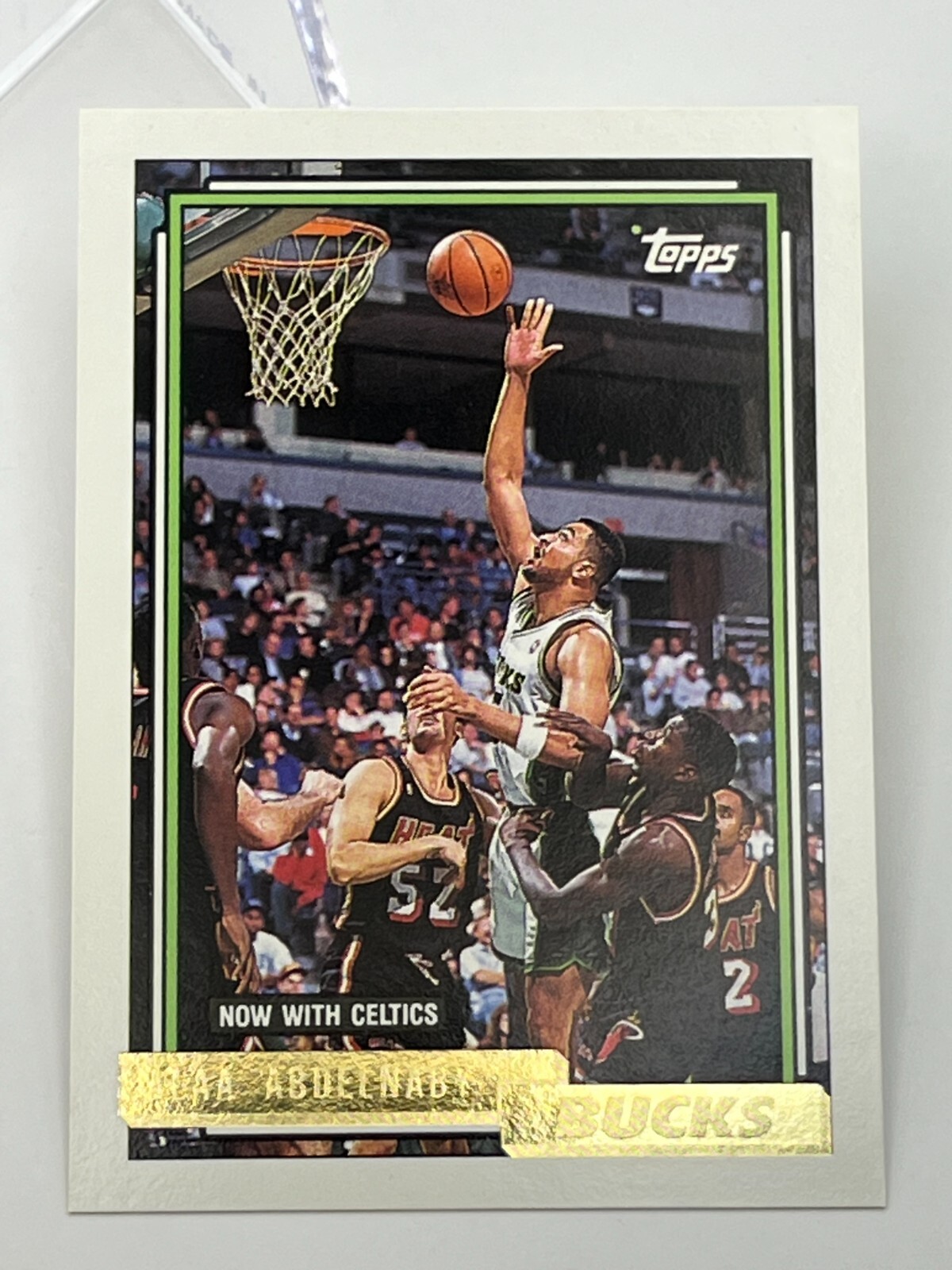 1992-93 Topps Gold NBA Basketball Card #350 Alaa Abdelnaby Boston ...