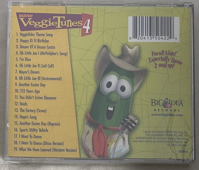 VeggieTales: Veggie Tunes, Vol. 4 by VeggieTales (CD, Oct-2004, Big ...