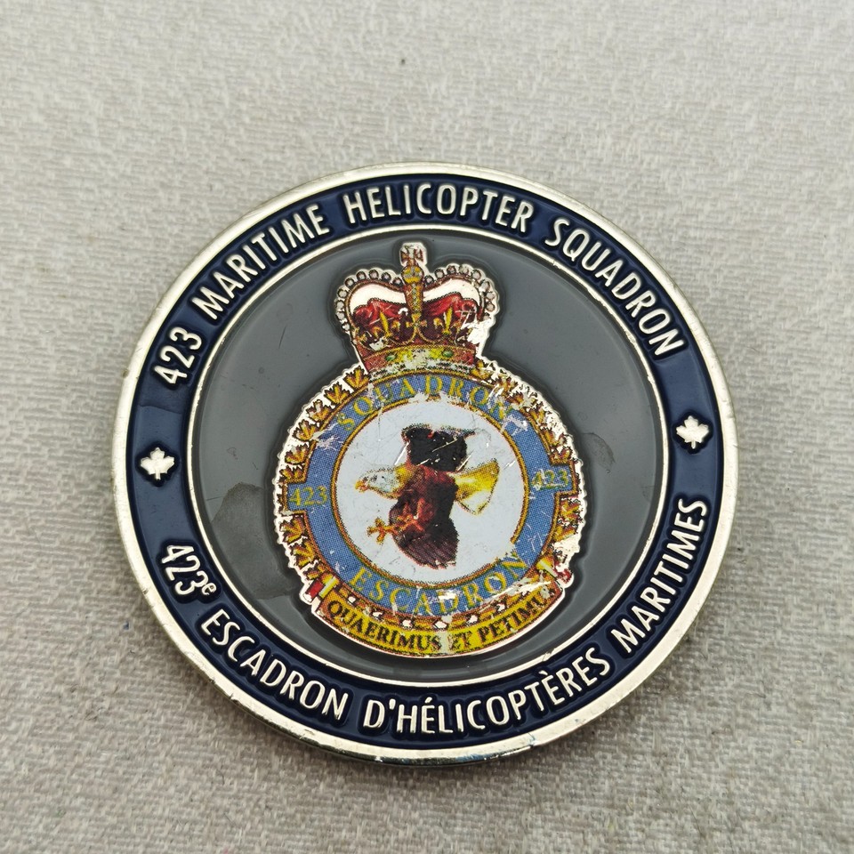 423 Maritime Helicopter Squadron Canada Challenge Coin | eBay