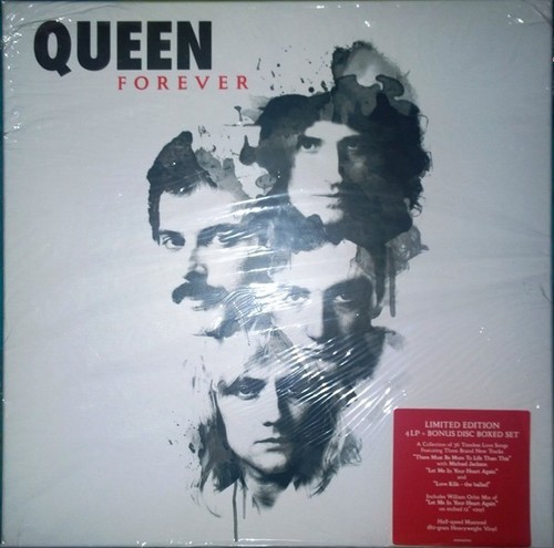 QUEEN "Queen Forever" - 4xLP + (12" 45 RPM Single) Vinyl Record Box Set ...