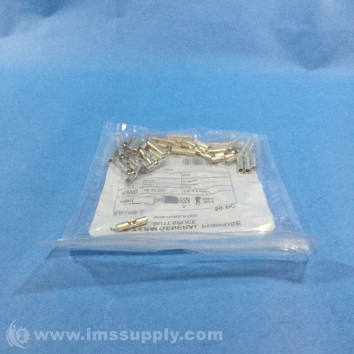 Panduit ES14B-L StrongHold Butt Splice, Non-Insulated, 16-14 AWG FNIP ...