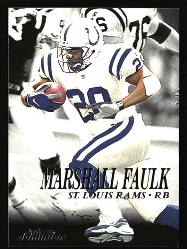 Marshall Faulk 1999 SkyBox Dominion #144 FOOTBALL Card | eBay