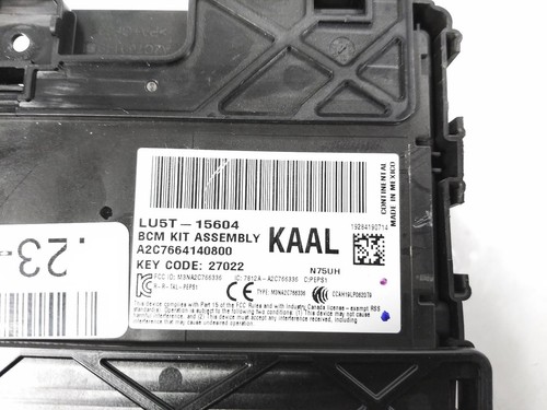 2020 Ford Explorer Body Control Module Bcm Lu5t-15604-Ka *Thru 12/13/19 ...