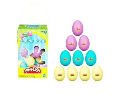 Play-Doh Spring Easter Eggs Hunt Basket Gift Filled 10 Count | eBay