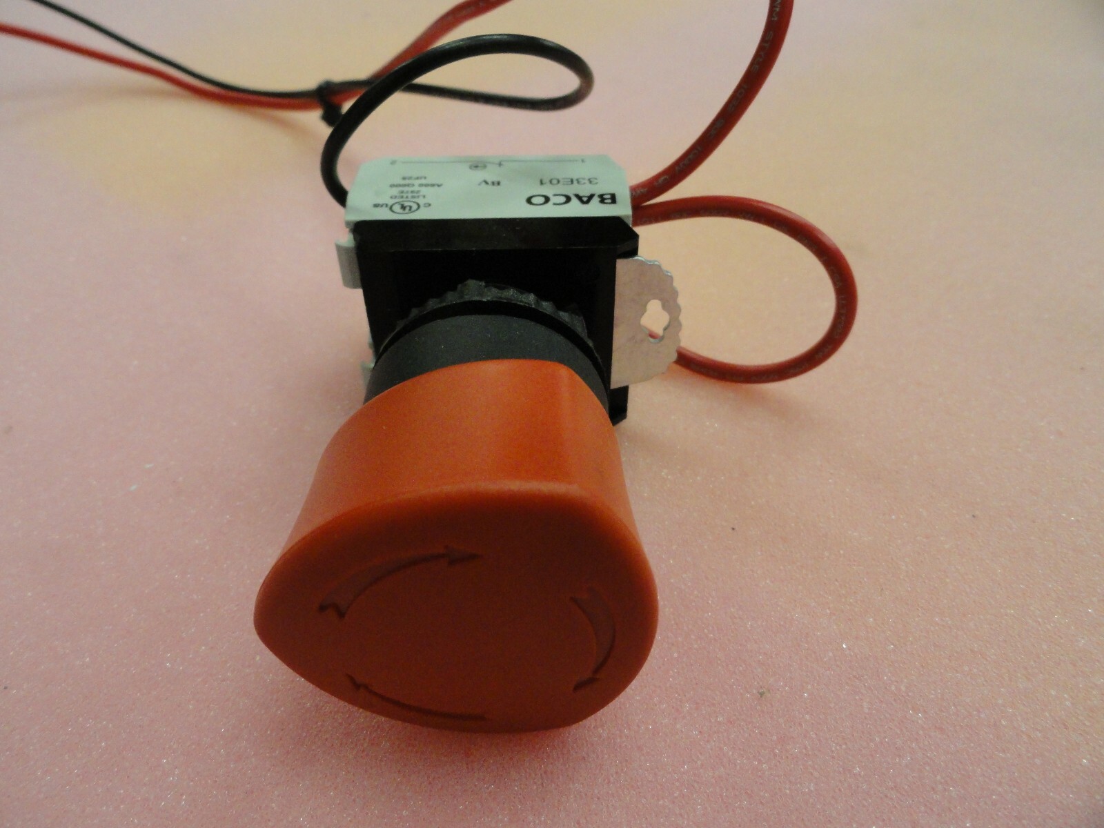 Baco 60947-5-1 Push Button Switch w/2 33E01 Micro Relay's | eBay