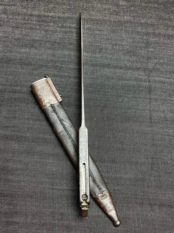 IMPERIAL GERMAN 1891 M1889/93 KRAG RIFLE BAYONET BY WEYERSBERG ...