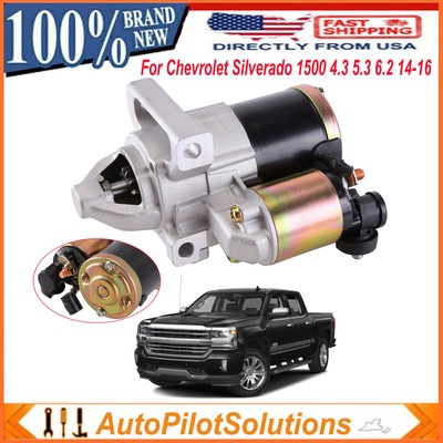 New Starter M000T24072 12655055 For Chevrolet Silverado 1500 4.3 5.3 6. ...