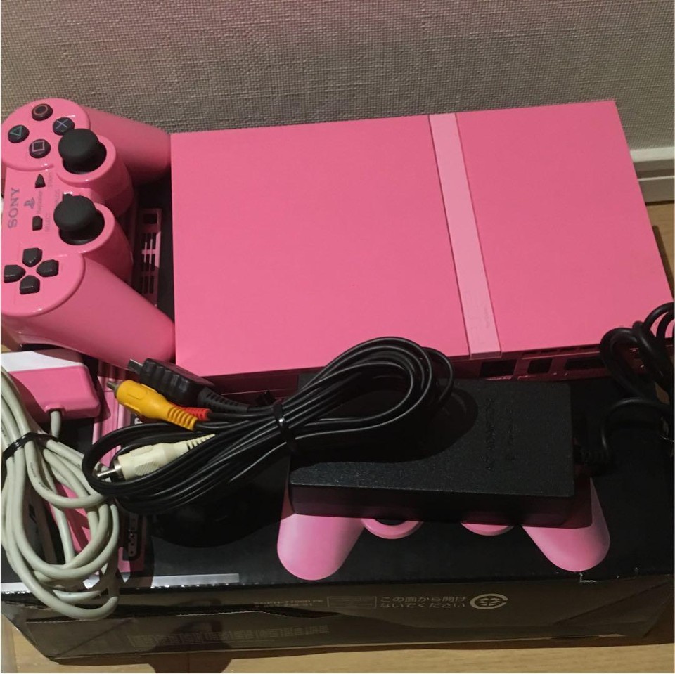 USED Sony Playstation 2 Slim Pink Console Limit Edition PS2 w/Boxed | eBay
