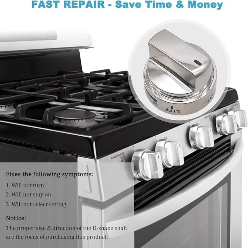 5 pack Replacements for LG Kenmore - Gas Stove Range AEZ73453509 Stove ...