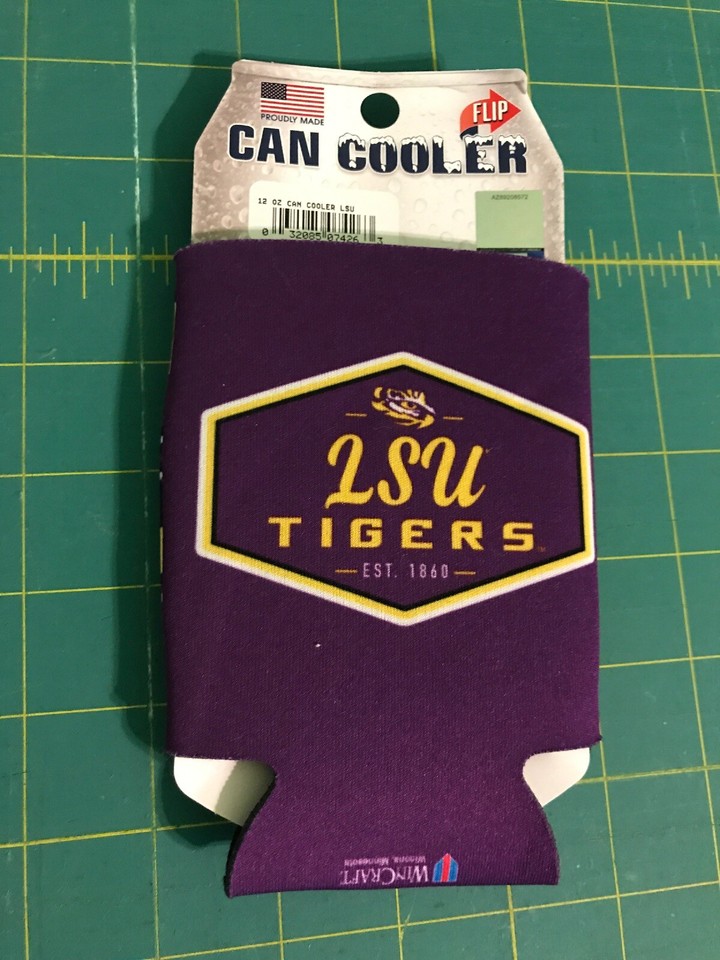 Louisiana State University LSU Tigers Can Cooler 12 oz. Koozie | eBay
