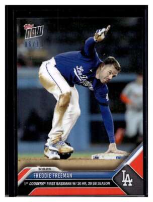 2023 Topps Now #886 Freddie Freeman Red Parallel Card #d /10 | eBay