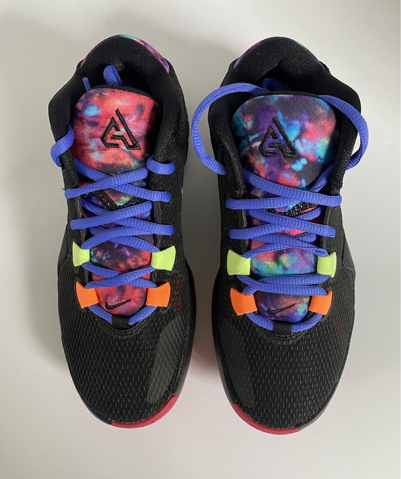 Nike Zoom Freak 1 “EYBL” Size Men 5.5 Women 7 Black Multi-Color Digital ...