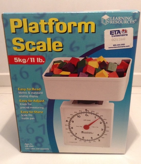 LEARNING RESOURCES PLATFORM SCALE 5KG/11 LB. for sale online | eBay