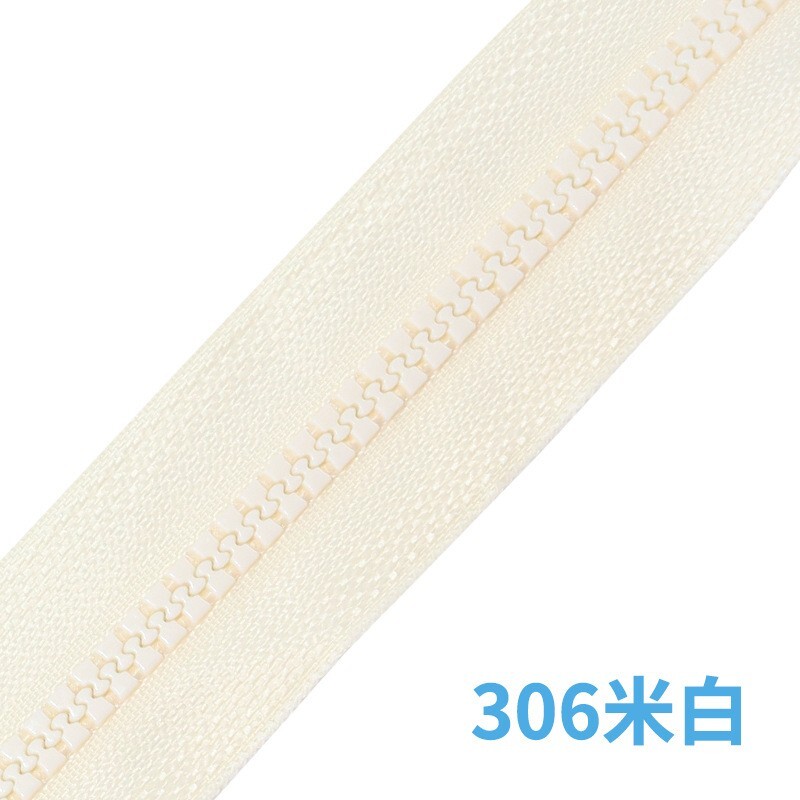 Chunky Open Ended Zip Teeth - Choice 15 Colours 40-120 cm Zipper ...