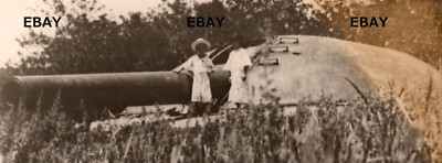 OOAK Vintage Snapshot Photograph WW1 WW2 German Gun Turret Militaria ...