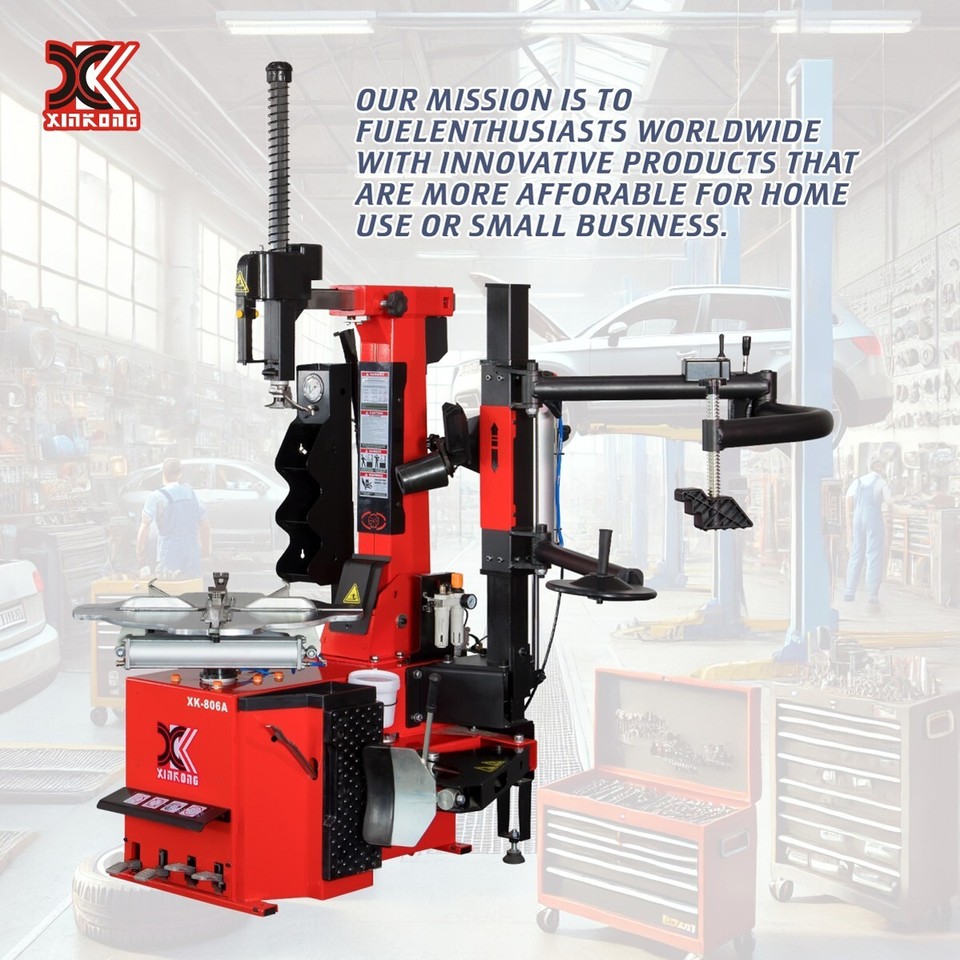 XK 806C Tire Changer Machine 2.0 HP Rim Clamp 14”-28“ Auto Repair Wheel ...