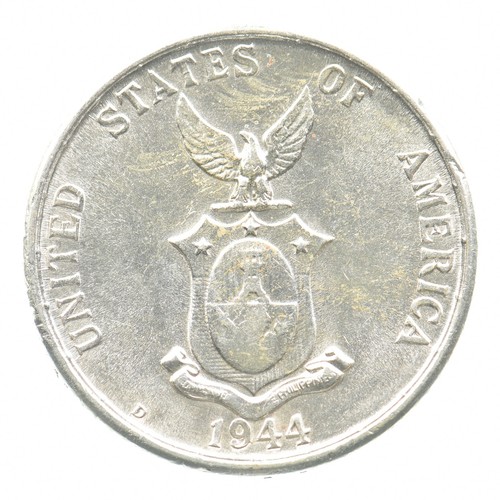 SILVER - Dime-Sized - 1944 Philippines 20 Centavos - World Silver Coin ...