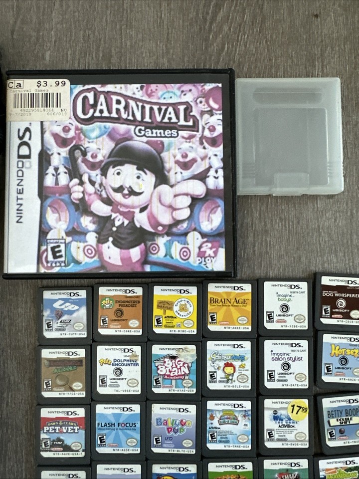 Mixed Lot of 27 Nintendo DS Authentic Game Cartridges - Cartridges Only ...