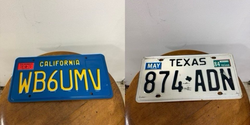 Vintage License Plate Collection 47 Plates 1940-1980 | eBay