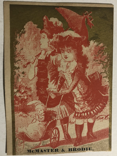 McMaster And Brodie Victorian Trade Card VTC 5 | eBay