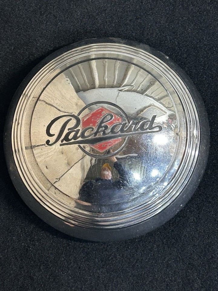 1930s-1940s ? Packard OEM Script Center Hub Cap 10" Hubcap Wheel Cover ...