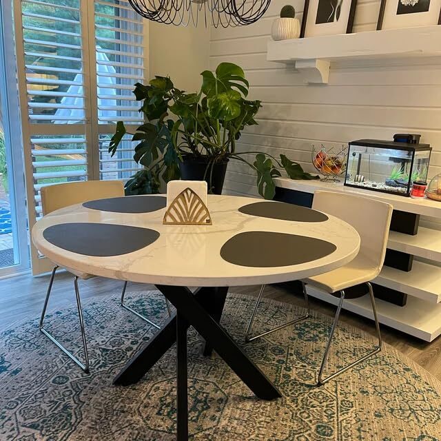 30 Inch Metal Table Legs, Heavy Duty Desk Legs Combinatorial Dining ...