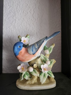Vintage Porcelain/Ceramic Lefton Bluebird Figurine Handpainted | eBay