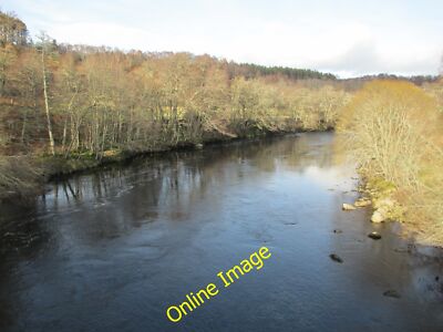 Photo 12x8 River Findhorn from Logie Bridge Ferness Looking downstream ...
