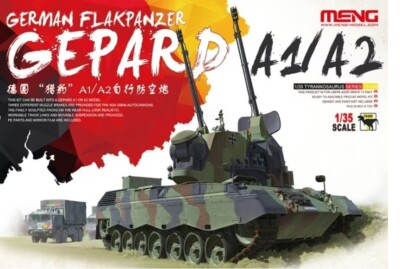 Meng Model 1/35 German Flakpanzer Gepard A1/A2 Bundeswehr SPAAG #TS-030 ...