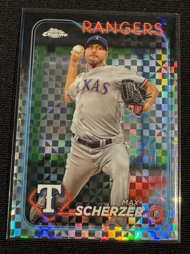 2024 Topps Chrome - Prism Refractor #37 Max Scherzer X-Fractor | eBay