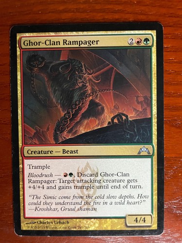MTG Ghor-Clan Rampager SINGLE USED EXCELLENT CONDITION SEE PHOTOS | eBay