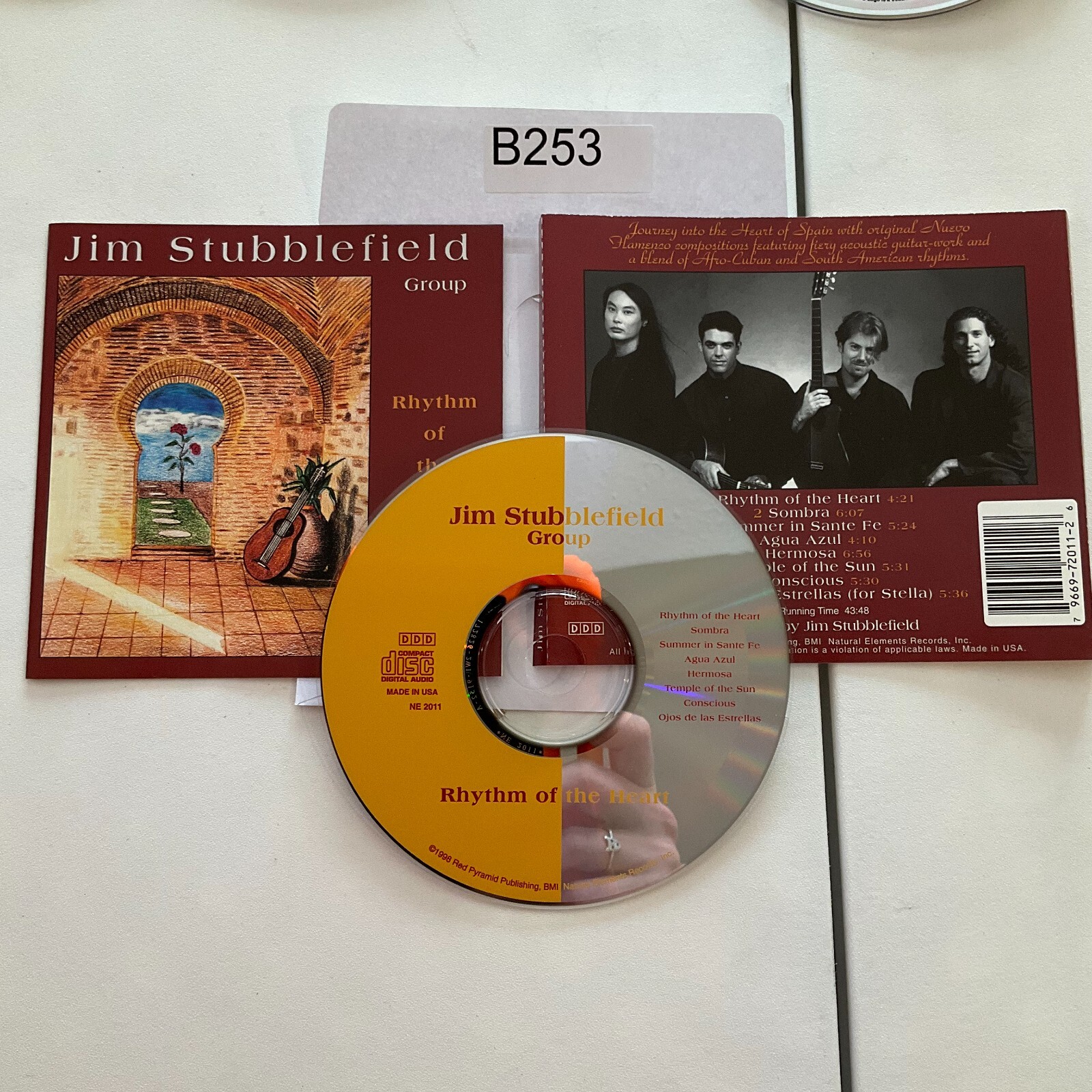 Rhythm of the Heart by Jim Stubblefield (CD, 2003) No Case No Tracking ...