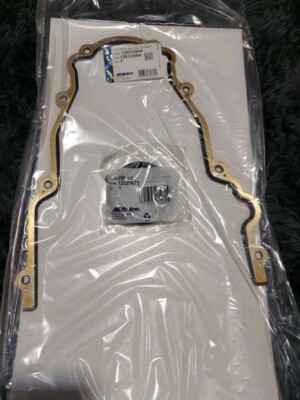 Timing Cover Gasket NEW GM OEM 12633904 With Crankshaft Seal OEM ...