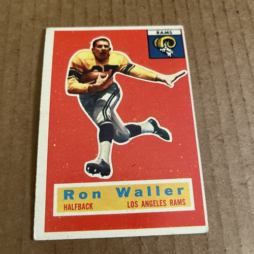 1956 Topps Ron Waller #102 LA Rams Vintage Football Card VG (d3) | eBay