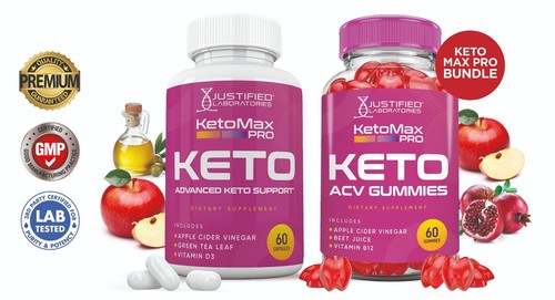 Keto Max Pro ACV Gummies 1000mg & Keto ACV Pills 1275MG Bundle ...