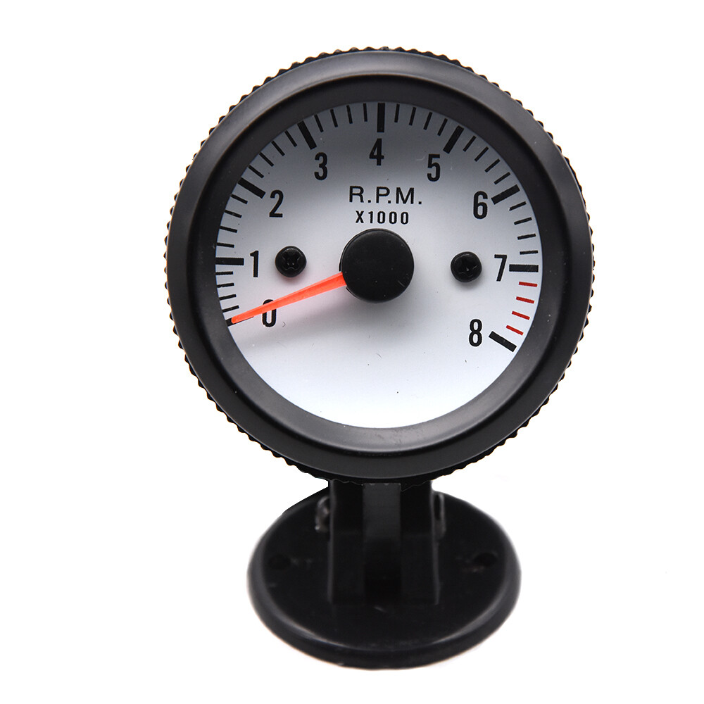 Car Auto 2" 52mm Digital Blue LED Tacho Tachometer Gauge 0-8000 RPM ...