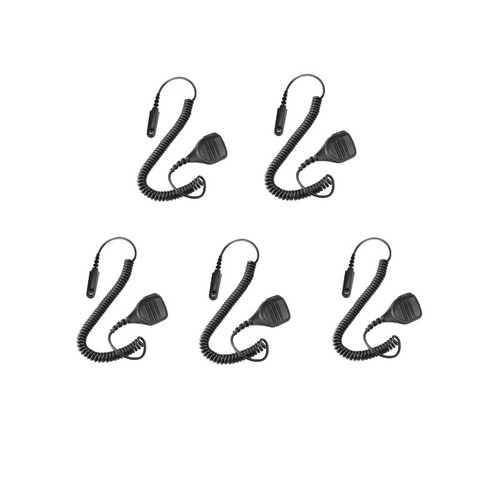 5-PACK PMMN4021 Remote Speaker Microphone For PRO5150 PRO5450 PRO5550 ...