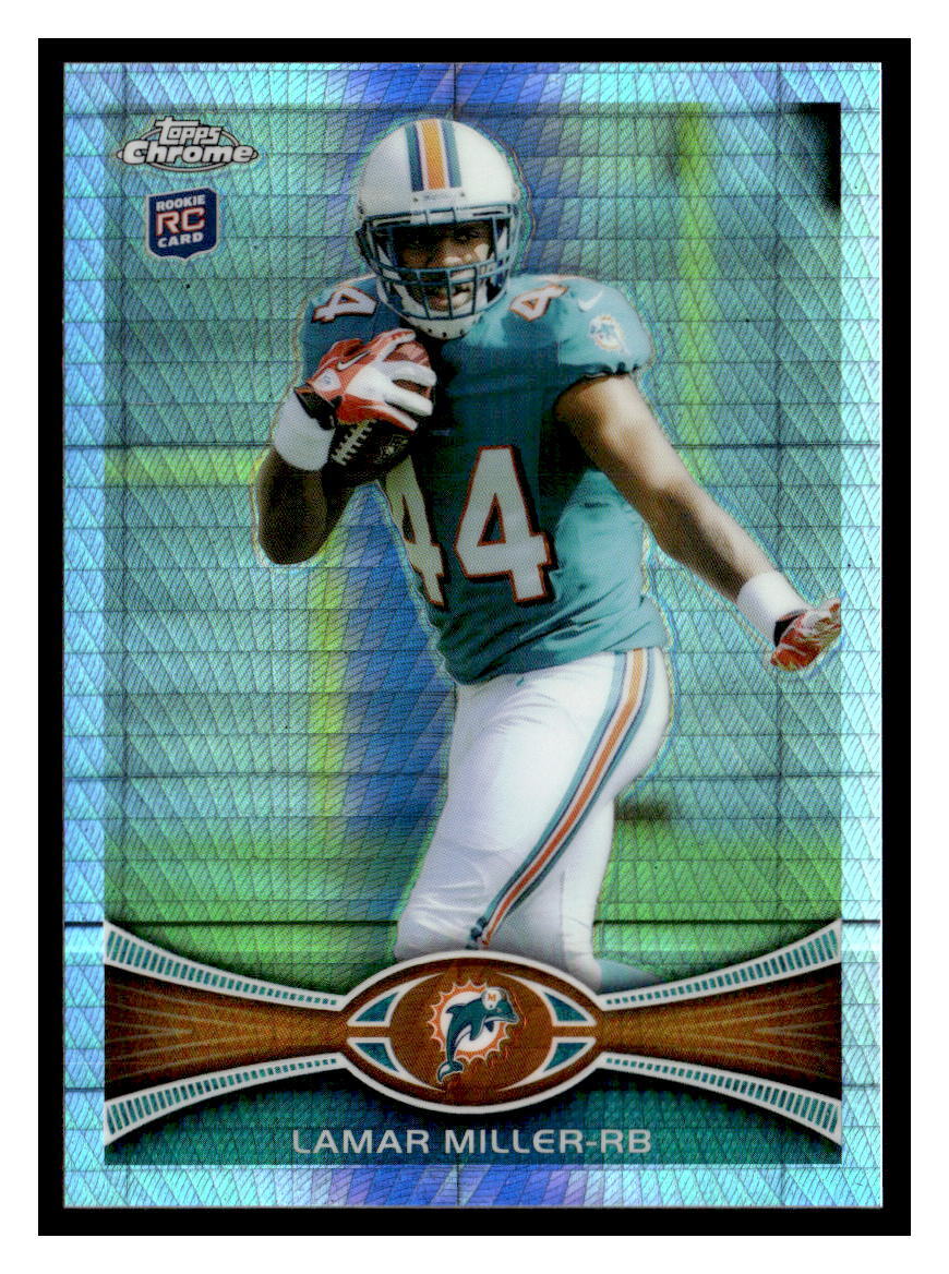 2012 Topps Chrome - Prism Refractor #38 Lamar Miller /216 (RC) for sale ...