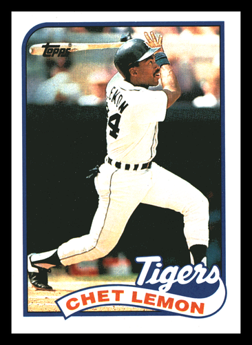 1989 Topps Chet Lemon #514 NM-MINT Detroit Tigers | eBay