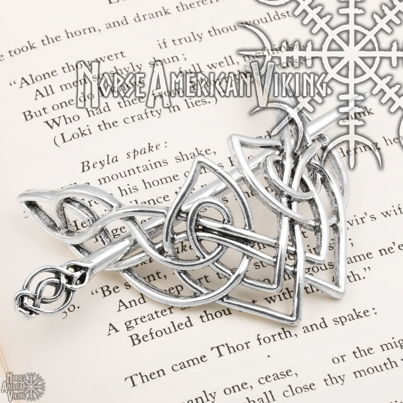Viking Norse Knot Elven Elf Hair Pin | eBay