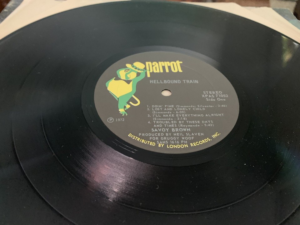 SAVOY BROWN-HELLBOUND TRAIN VINYL LP/XPAS 71052/GATEFOLD COVER/VERY ...